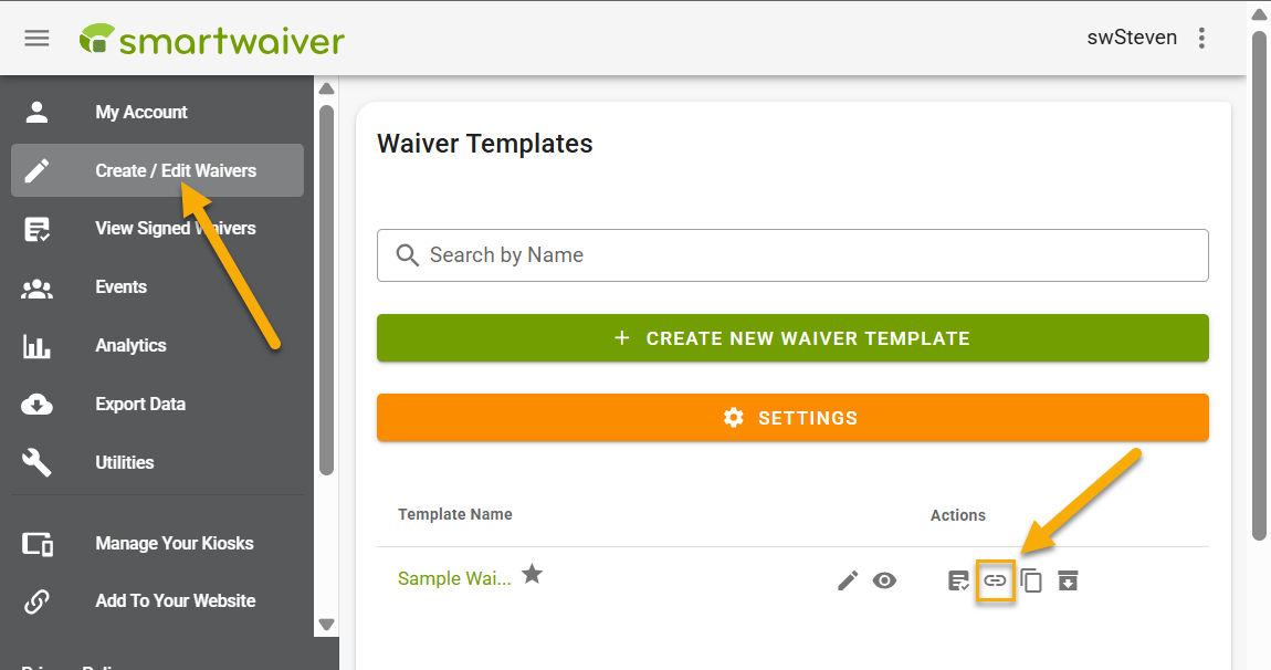 How to use my Smartwaiver Kiosk within a browser and place it on my home screen – Smartwaiver